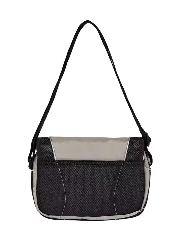 Adidas Logo-print Mesh Messenger Bag - Grey