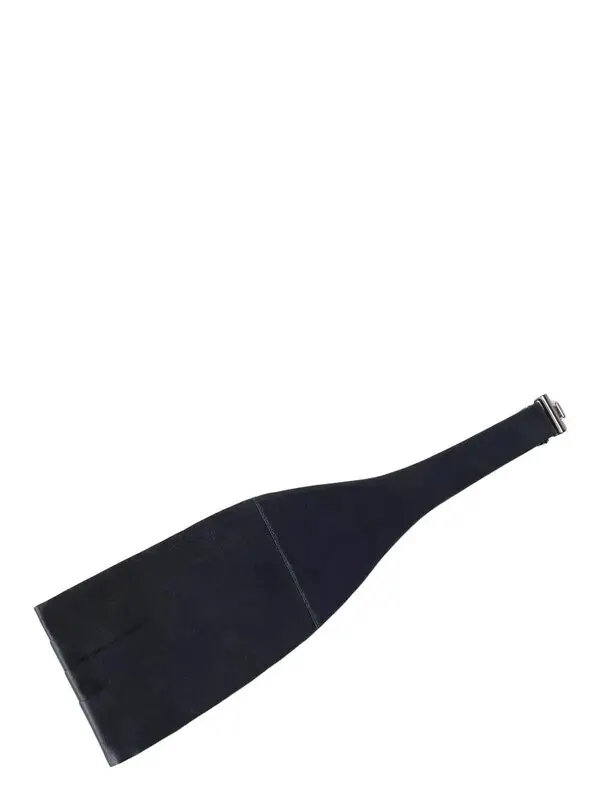 Brunello Cucinelli Silk And Cotton Satin Cummerbund - Blue