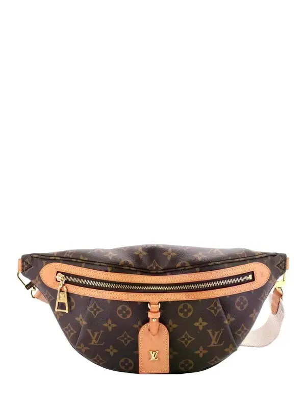 LOUIS VUITTON Monogram Canvas Belt Bag - Brown