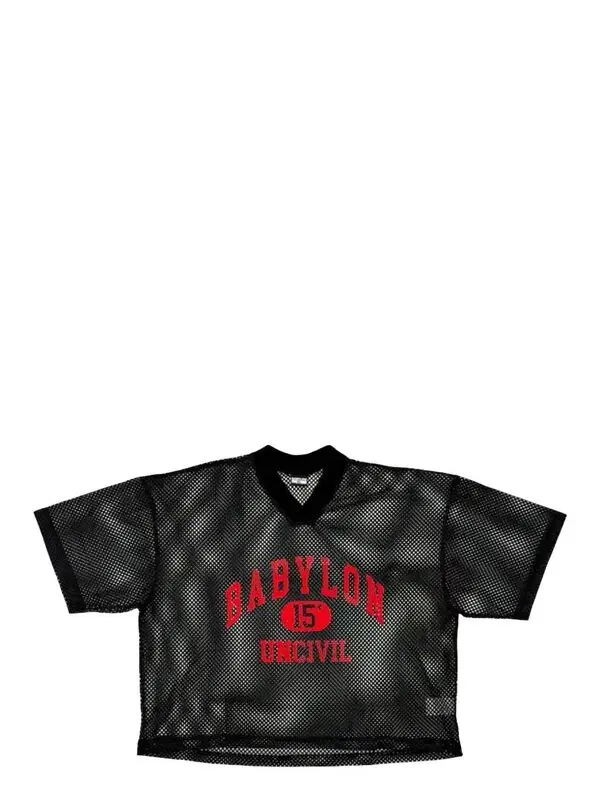 BABYLON Bb Uncivil V-neck T-shirt - Black