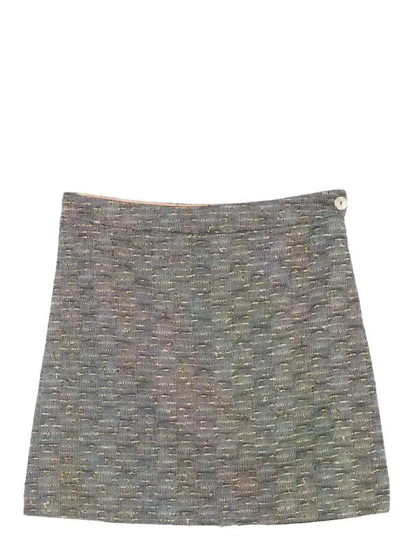 Momoni Sirene Textured Skirt - Grey