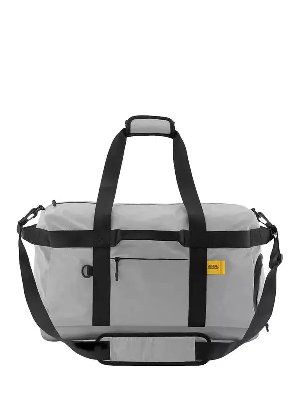 CRASH BAGGAGE Weekender Panelled Holdall Bag - Grey