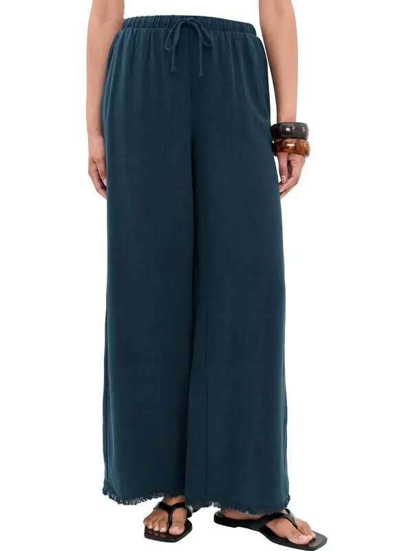 Z Supply Soren Wide Leg Pants - Eclipse