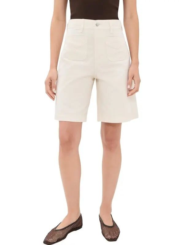 Veronica Beard Carter Shorts - Ecru