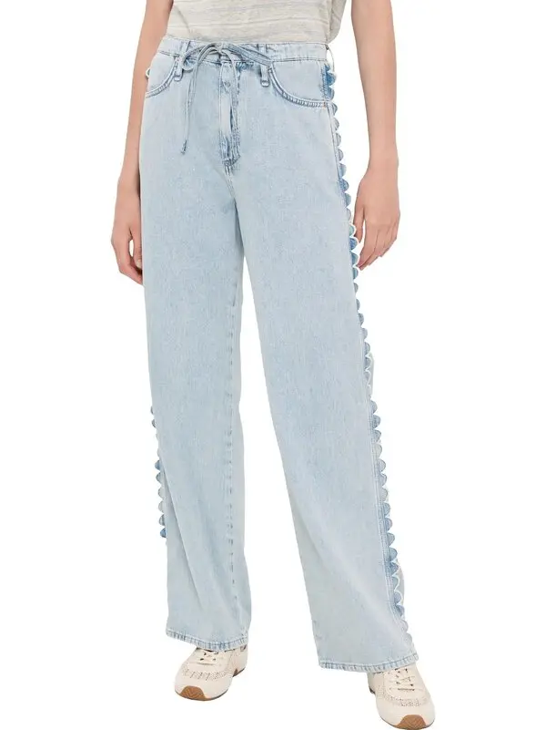 Rag & Bone Phoebe Drawstring Jeans - Alscallop