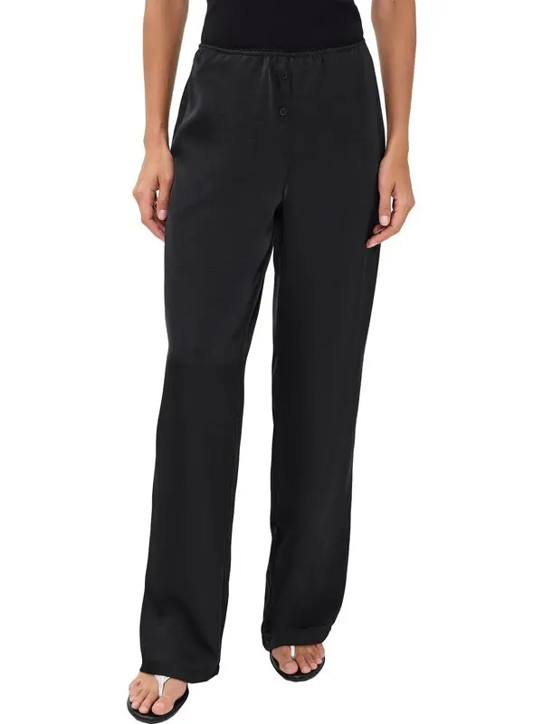 Lioness In Bloom Pants - Noir