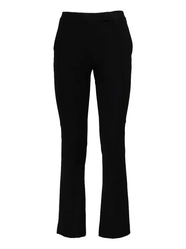 QL2 QUELLEDUE High-waisted Flared Trousers - Black