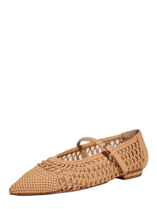 Ulla Johnson Gracie Hand-knotted Ballet Flats - Miele