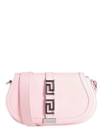 Versace Cross-body Bag In Calfskin And Lambskin - Pink