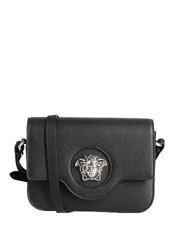 Versace Calfskin Cross-body Bag - Black