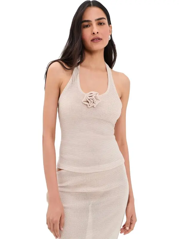Lioness Soulmate Halter Top - Sand