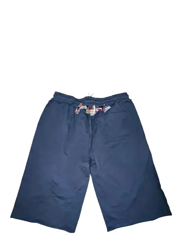 GREEDY UNIT Multi Tag Raw-cut Shorts - Blue