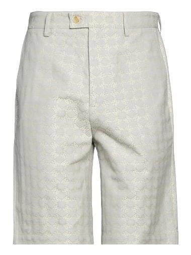 Amiri Jacquard Logo Print High Waisted Shorts - Blue