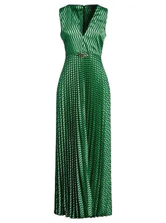 Liu Jo Pleated Maxi Dress - Green