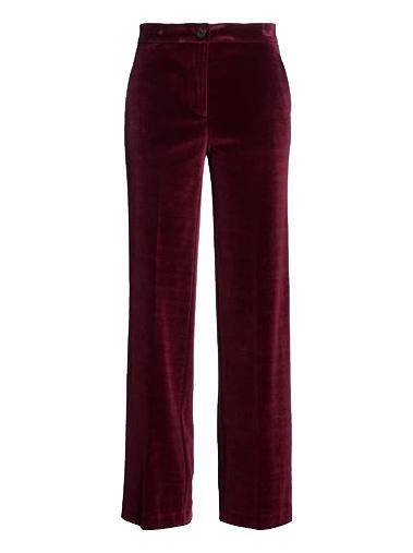 OTTOD'AME Cotton-polyester Chenille Pants - Red