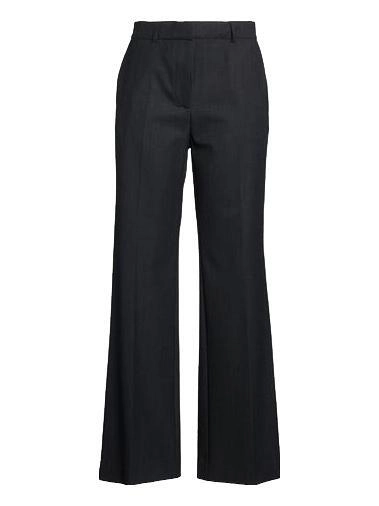 OTTOD'AME Flannel High Waisted Flared Pants - Grey