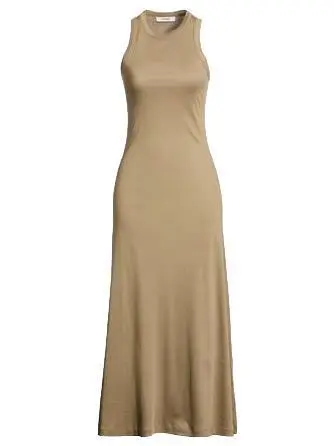 IVY OAK Organic Cotton Maxi Dress - Beige