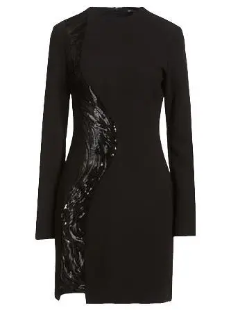 Just Cavalli Bodycon Mini Dress With Sequins - Black