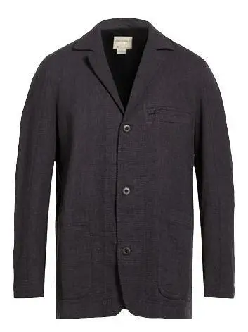 Crossley Charcoal Cotton Linen Blazer - Grey