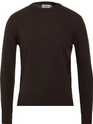 Altea Dark Virgin Wool Sweater - Brown