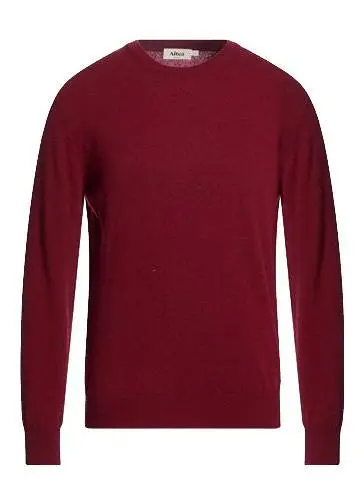 Altea Dark Virgin Wool Sweater - Red