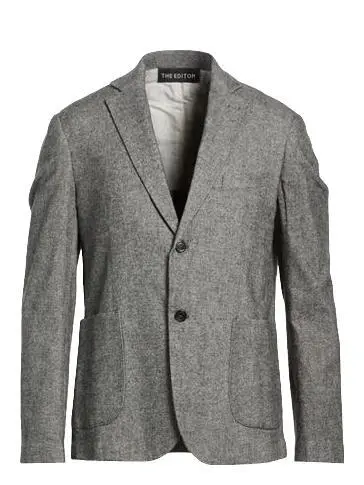 THE EDITOR Blazer Size Cotton, Viscose, Polyester, Elastane - Grey