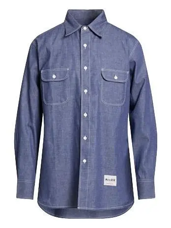 MOORER Denim Shirt Size Cotton - Blue