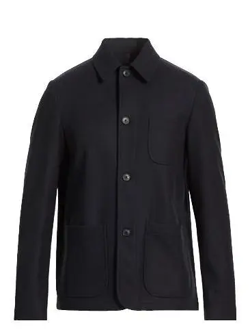 Montedoro Virgin Wool, Polyamide, And Cashmere Overshirt - Blue