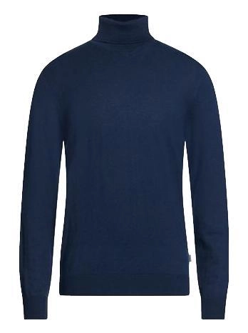 JACK & JONES Turtleneck, Long Sleeve, Recycled Polyester - Navy