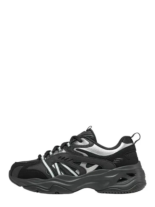Sketchers Dlites 4.0 Sneakers - Black/silver