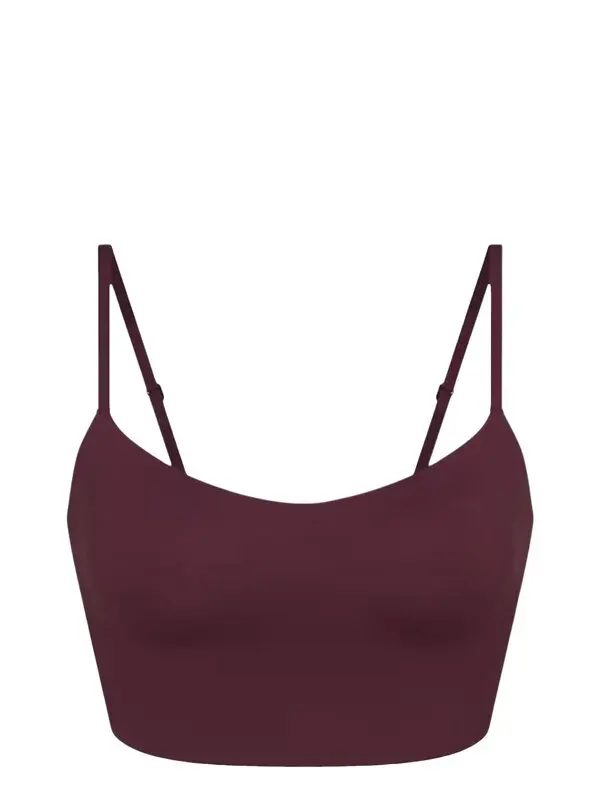 Nike X Skims Matte Cami Longline Bra - Currant
