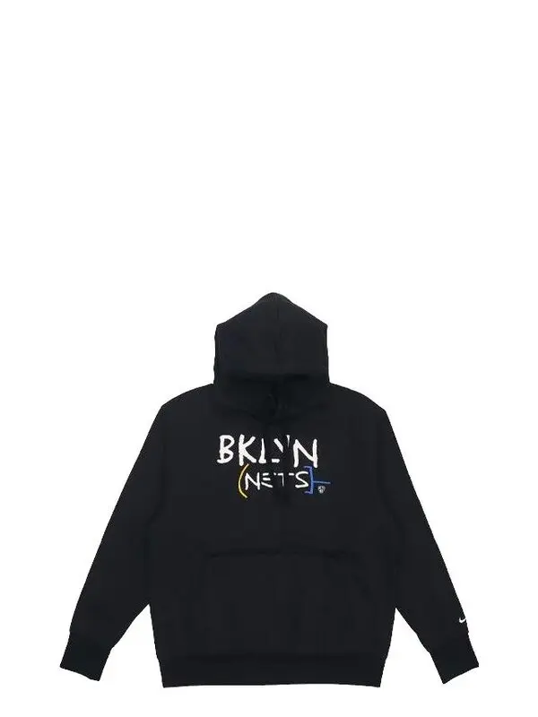 Nike Brooklyn Nets Basketball Hoodie - Black