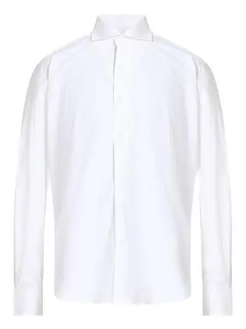 UNGARO Shirt Size Cotton, Elastane - White