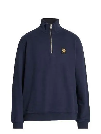 Belstaff Embroidered Cotton Sweatshirt - Blue