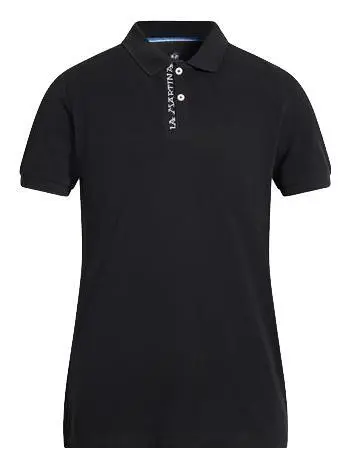 LA MARTINA Polo Shirt Size Cotton - Black