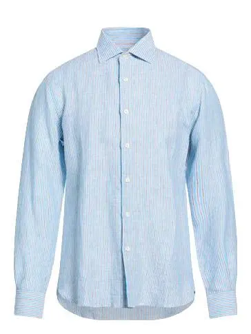 120% Lino Shirt Size Linen - Blue