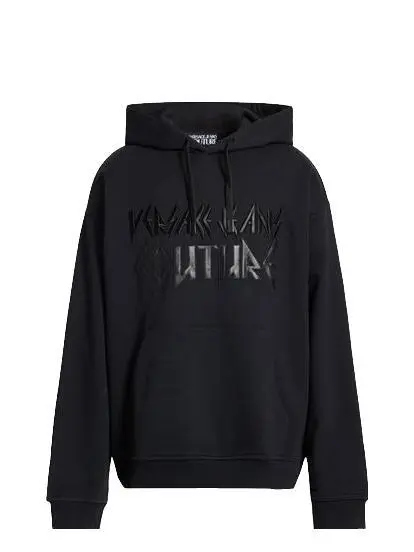 Versace Cotton Terry Hoodie - Black