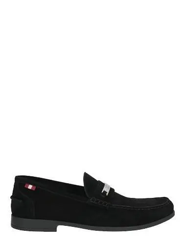 Bally Suede Loafers With Appliqués - Black