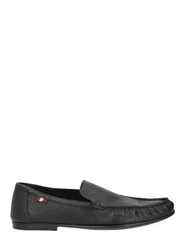 Bally Loafers In Pebbled Leather - Black