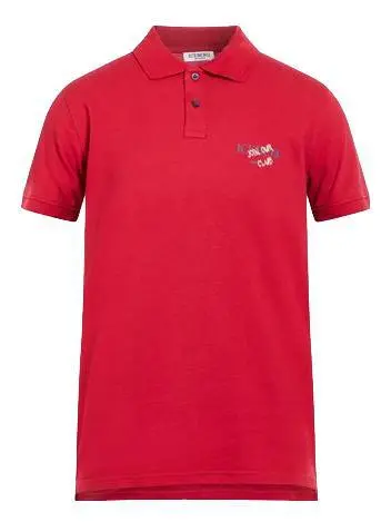 Iceberg Beachwear Polo Shirt Size Cotton, Elastane - Red