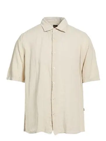 BOSS Shirt Size Linen - Beige