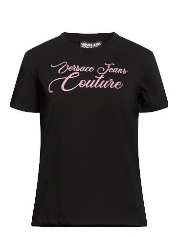 Versace Cotton Elastane T-shirt - Black