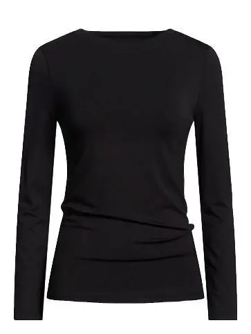 Alpha Studio Long Sleeve Crewneck T-shirt - Black