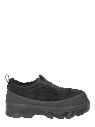 Diemme Badia Basso Shearling Lined Slip-on Sneakers - Black