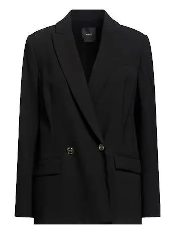 Pinko Double-breasted Polyester Blazer - Black