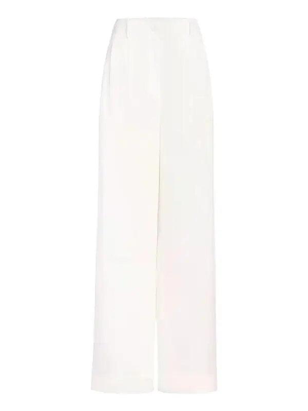 TWP Pleated Delilah Trousers - Neutrals