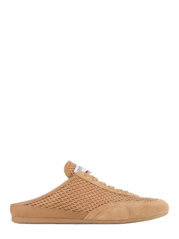 JIMMY CHOO Sunny Lace-up Mule Sneakers - Brown