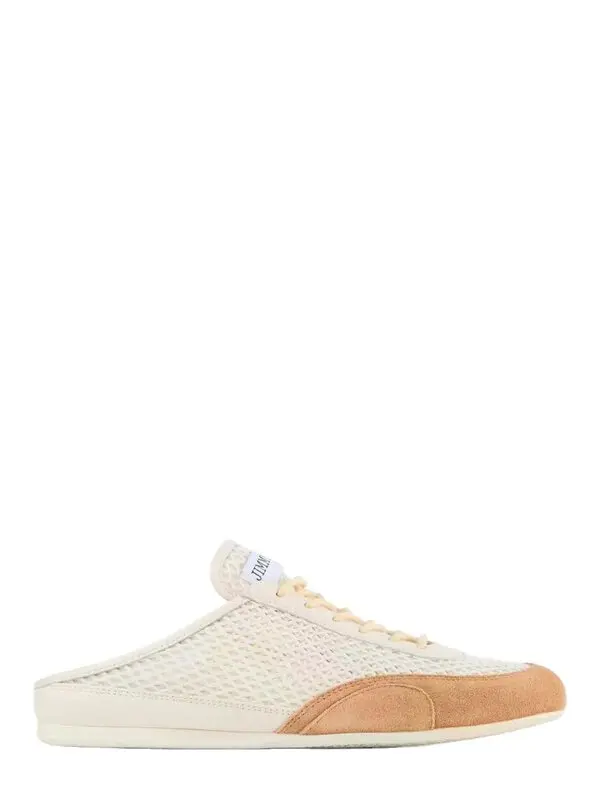 JIMMY CHOO Sunny Mesh Panel Sneakers - White