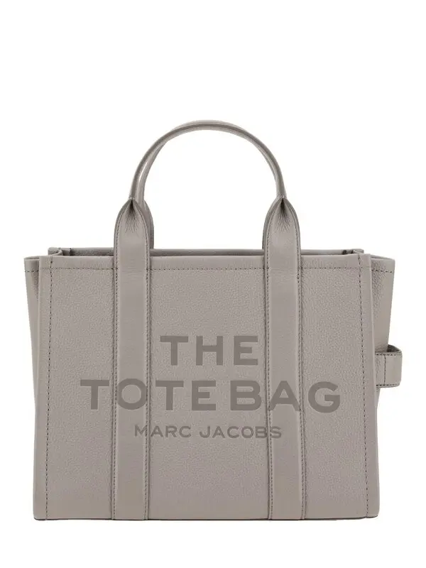 Marc Jacobs The Medium Tote Leather Handbag - Grey