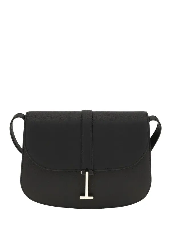 TOM FORD Small Leather Crossbody Bag - Black
